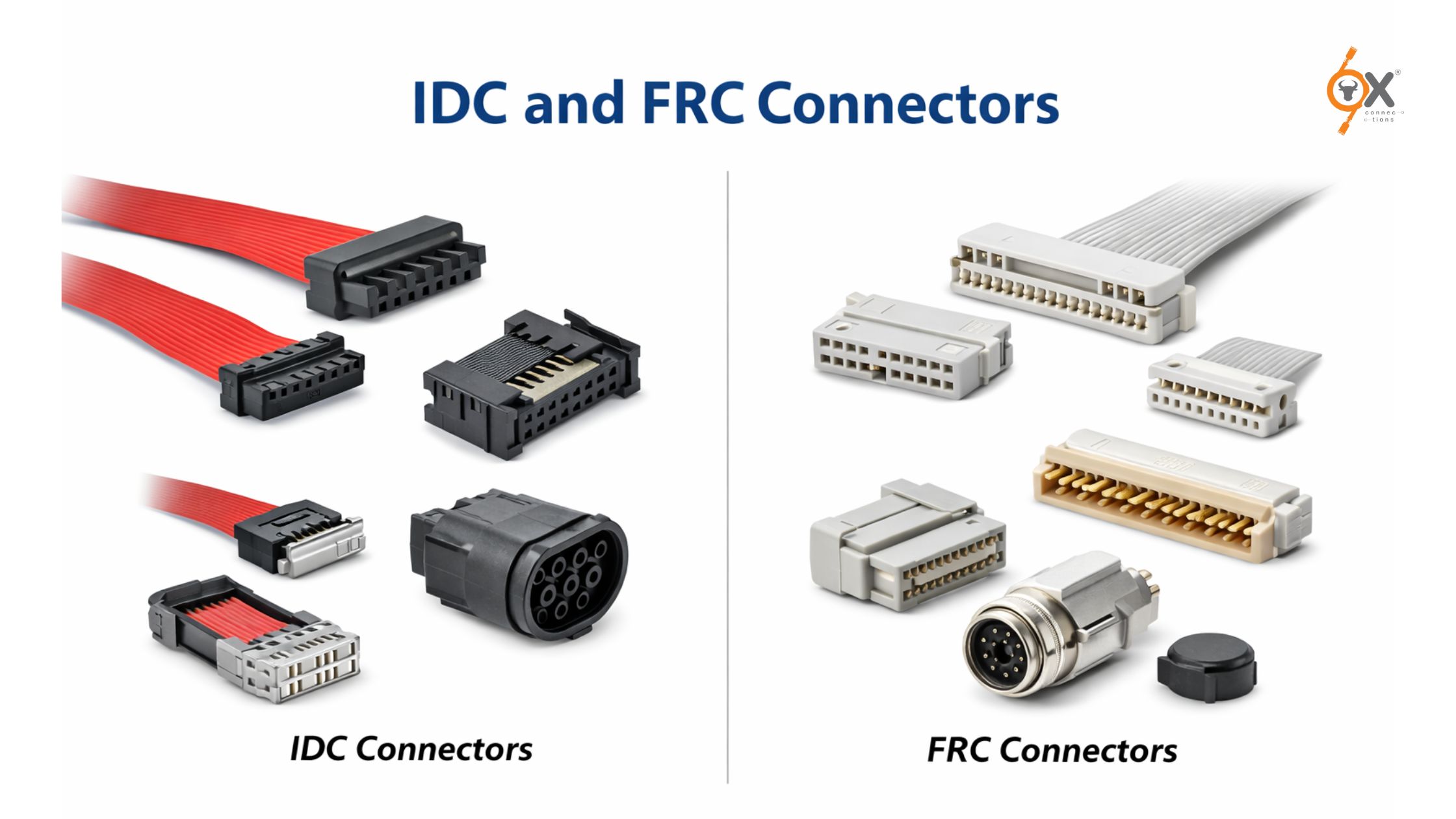IDC/FRC Connectors Smart Energy 2026 | Flat Ribbon Cables | OX Connections